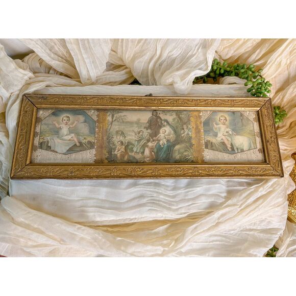 Wall Decor | Antique Religious Triptych Wall Art | Poshmark